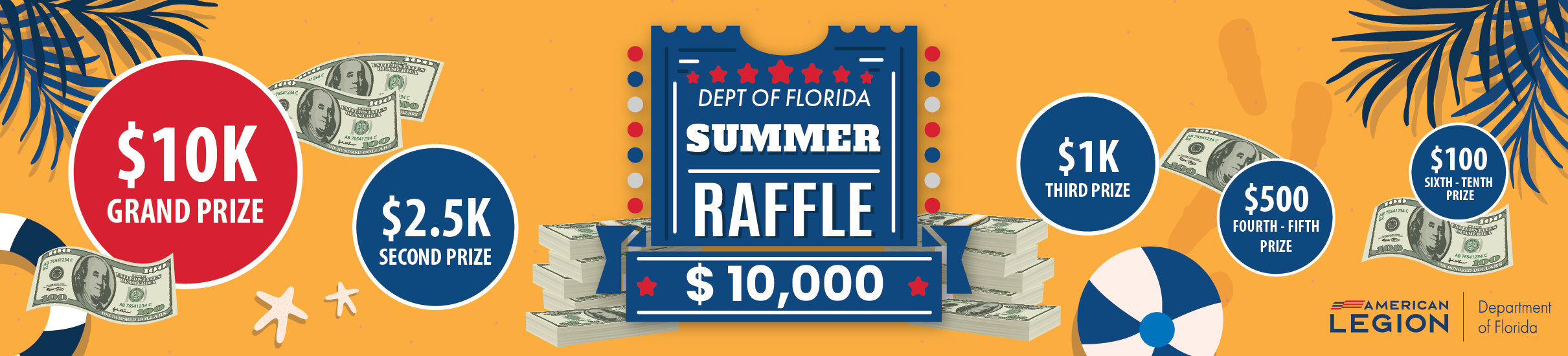 Department Summer Raffle | Florida American Legion