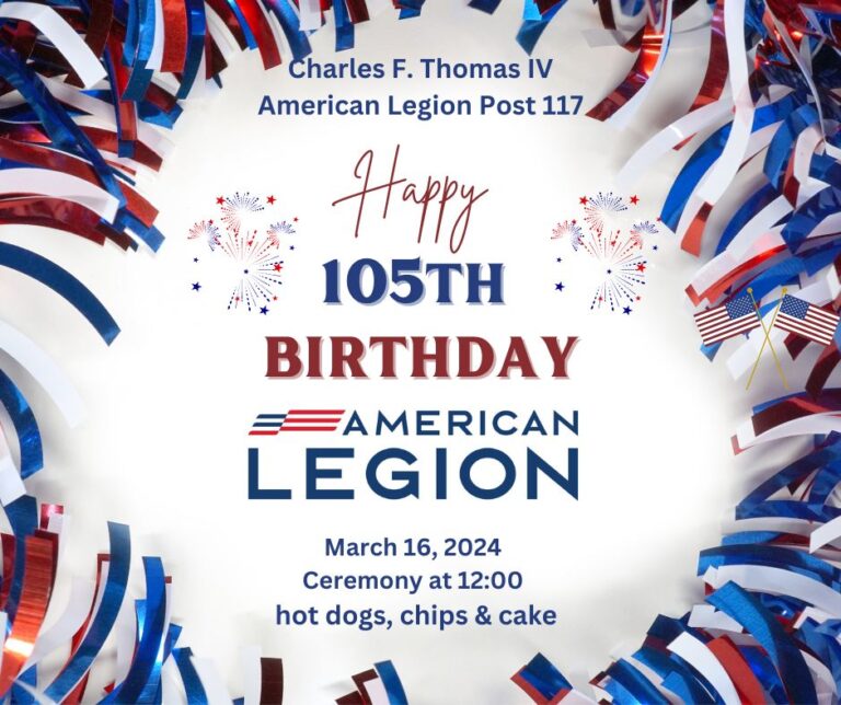 Post 117: Happy 105th Birthday American Legion | Florida American Legion