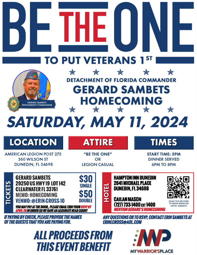 SAL Detachment Commander’s Homecoming | Florida American Legion
