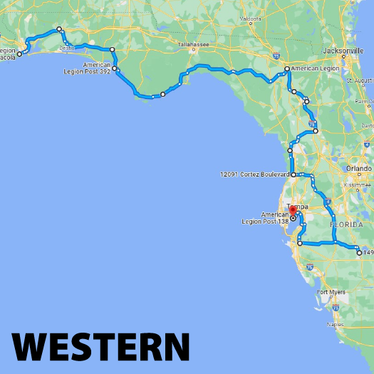 Central Route Map-01 | Florida American Legion